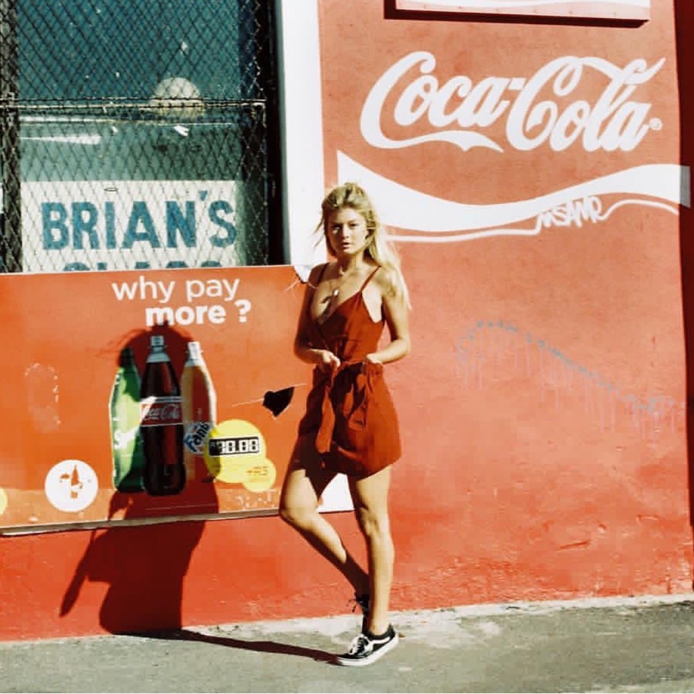 Faithful The Brand Rusty Red Wrap Dress - Gem